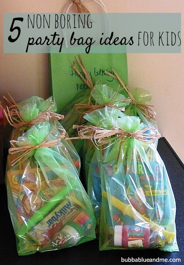 5 Non boring Party Bag Ideas For Pre schooler To 7 Year Olds 