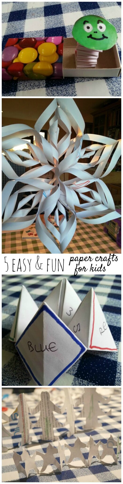 5 easy and cheap papercrafts for kids - Bubbablueandme