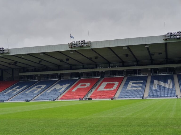 Hampden Park national stadium of Scotland Football tour